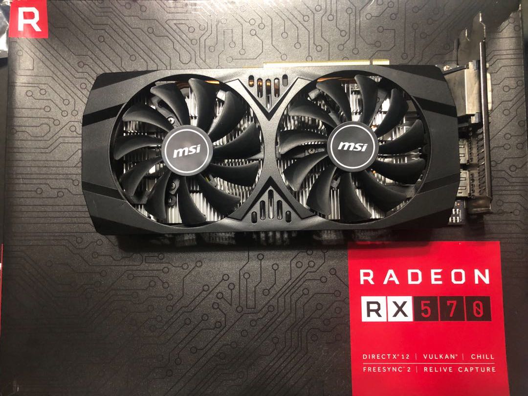 MSI RX570 8GB, Computers & Tech, Parts & Accessories, Computer Parts on ...