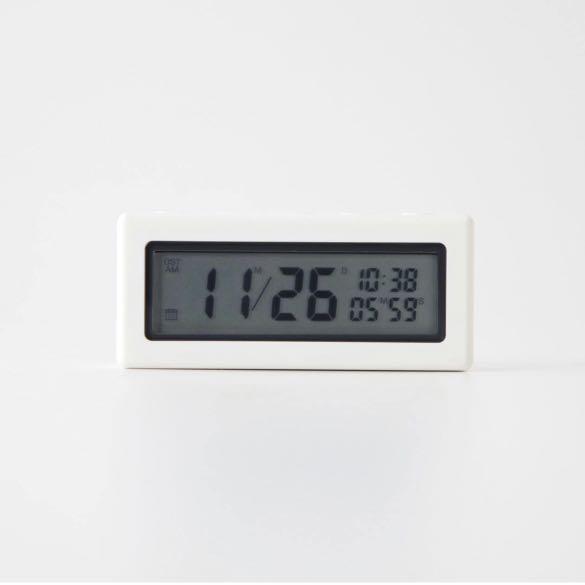 Muji Digital Timer Clock, Furniture & Home Living, Home Decor, Clocks ...