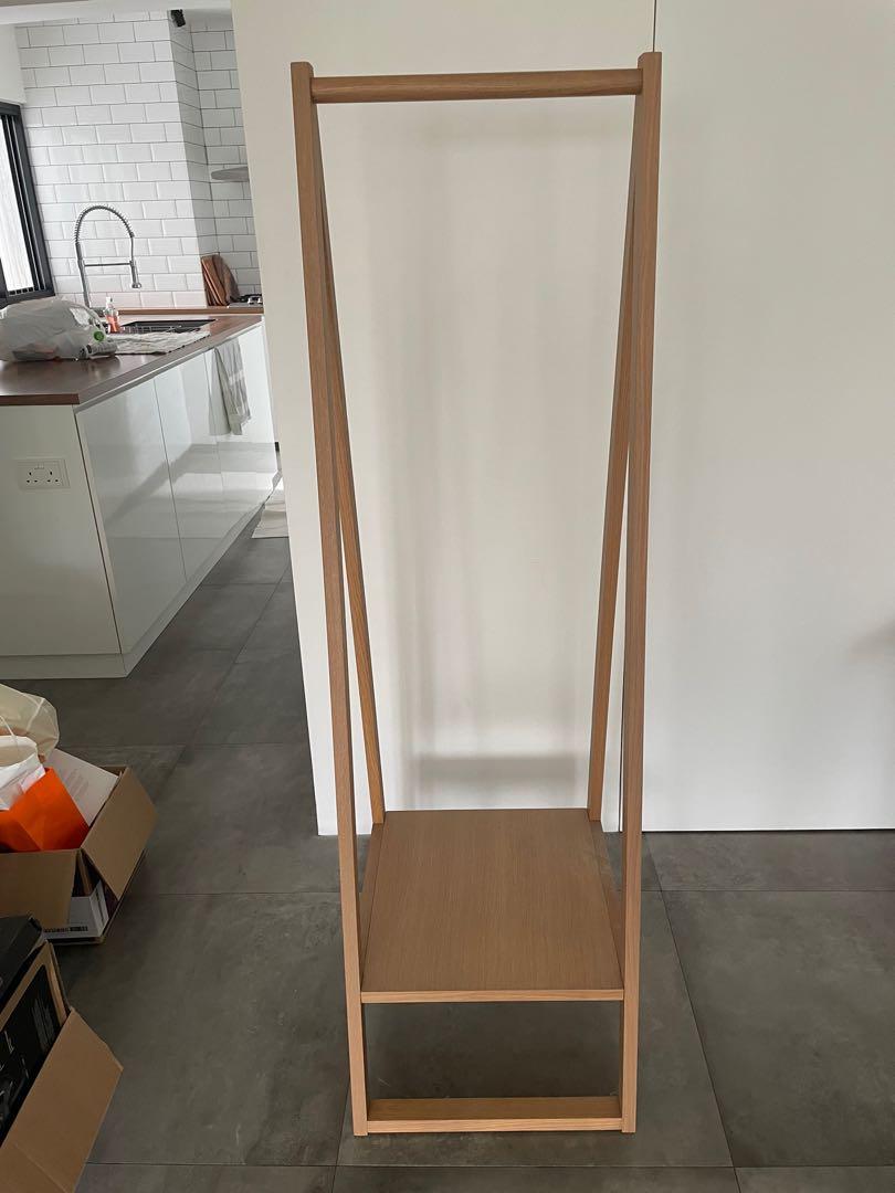 MUJI Oak Wood Coat Rack, Furniture & Home Living, Furniture, Shelves ...
