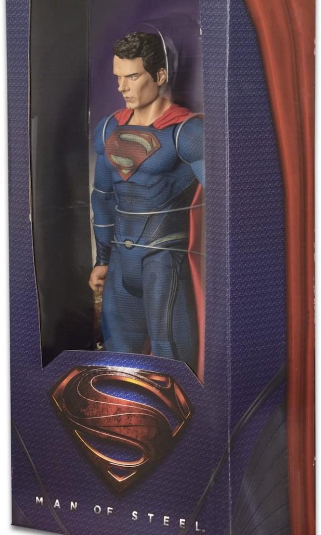 NECA Superman Man of Steel Action Figure, 1/4 Scale, Hobbies & Toys ...
