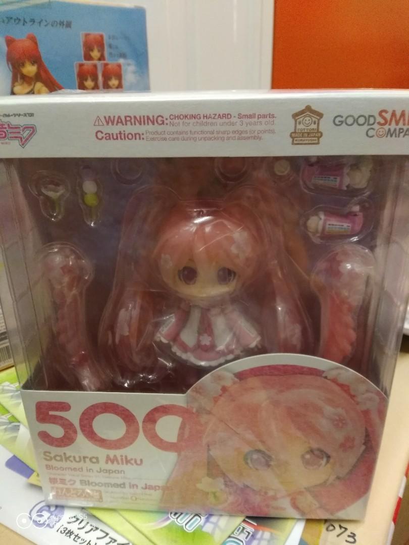 【全新日版 】黏土人 Nendoroid ねんどろいど 500 sakura miku, 興趣及遊戲, 玩具 & 遊戲類 - Carousell