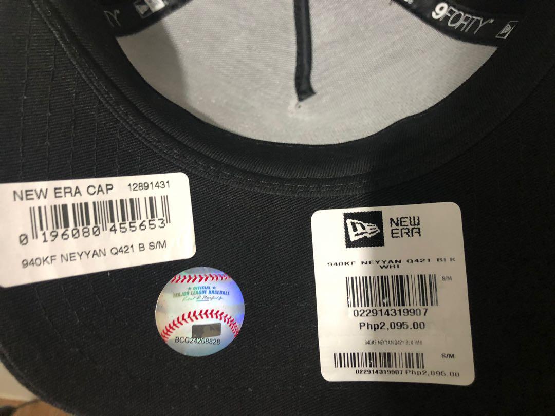 NEW ERA NEW YORK YANKEES MLB BLACK 9FORTY K-FRAME CAP, Men's Fashion ...