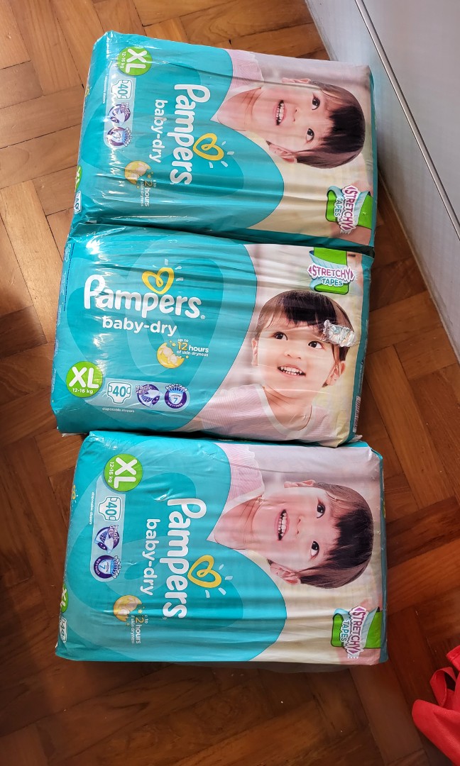 Pampers tape diaper, Babies & Kids, Bathing & Changing, Diapers & Baby ...