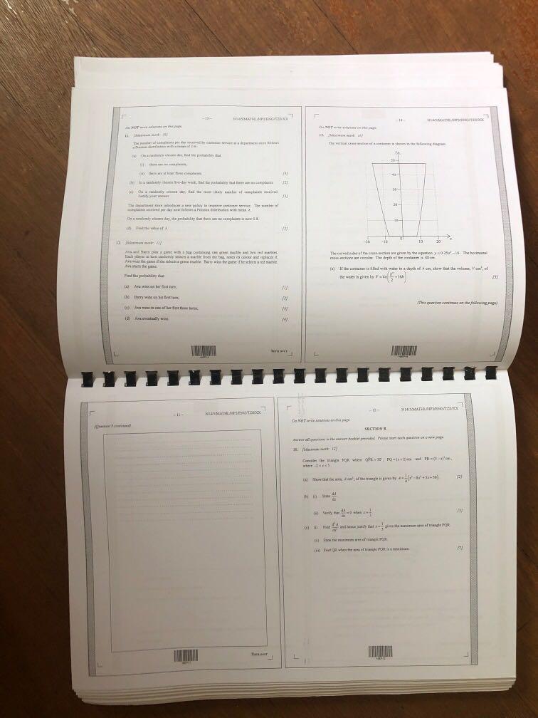 Past Year IB ACS Independent Exam Papers 2010-2018, Hobbies & Toys ...