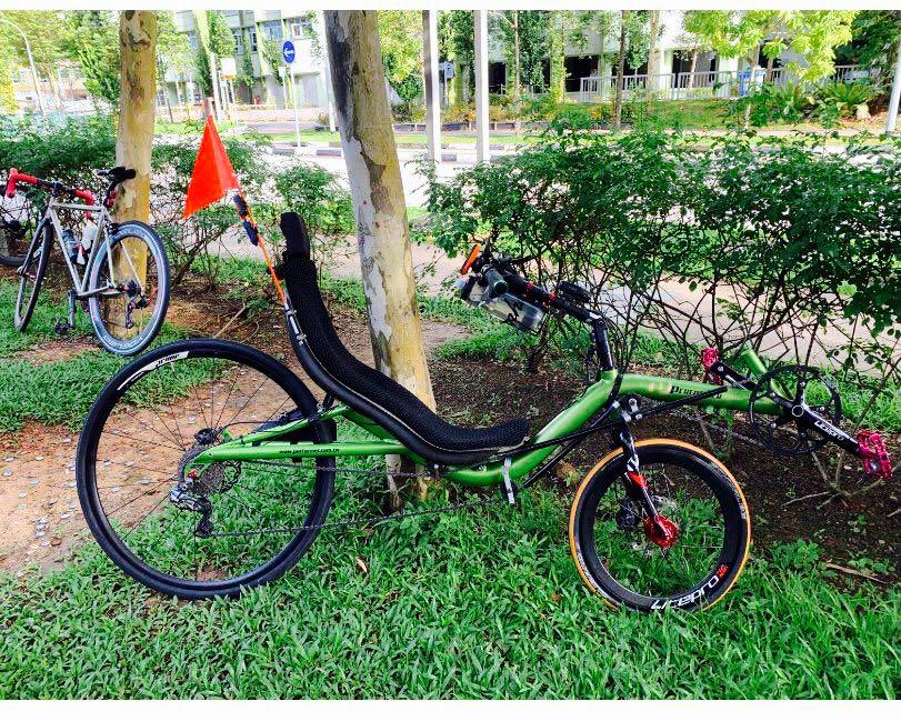 Performer Recumbent Bicycle High racer converted mid racer, Sports ...