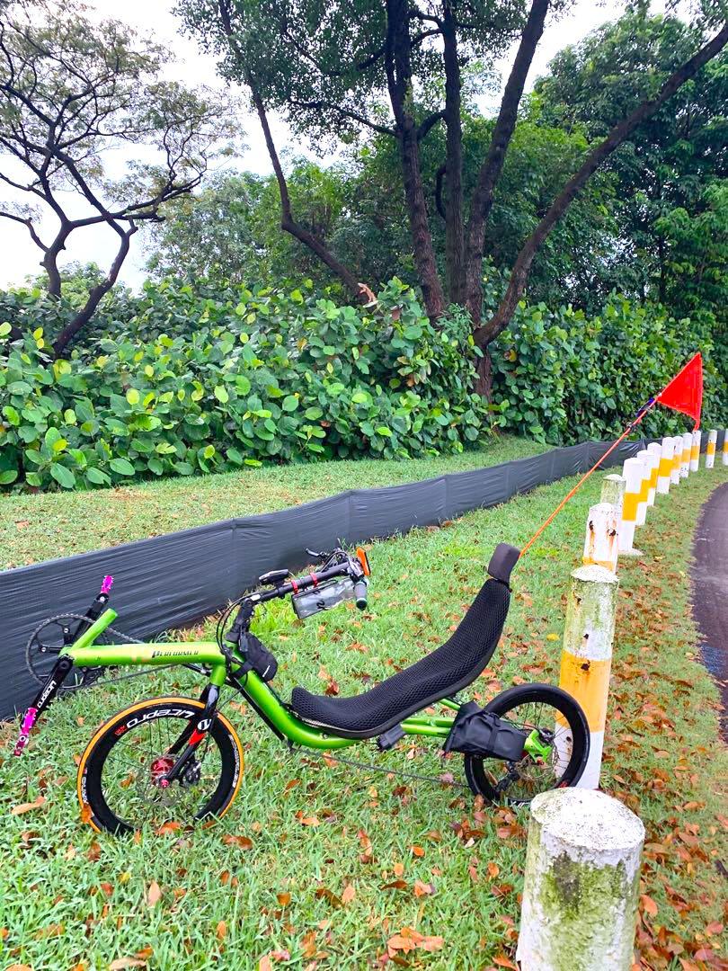 Performer Recumbent Bicycle High racer converted mid racer, Sports ...