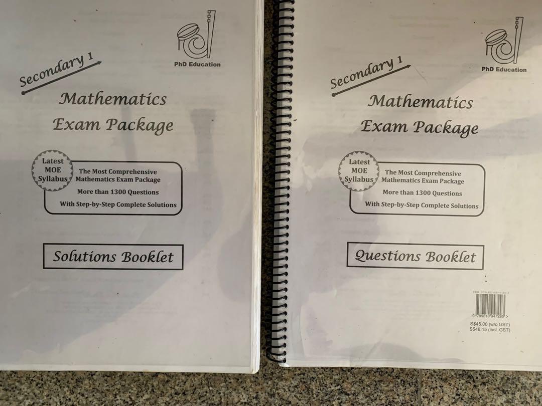 PHD sec 1 maths problem and solution booklet, Hobbies & Toys, Books ...