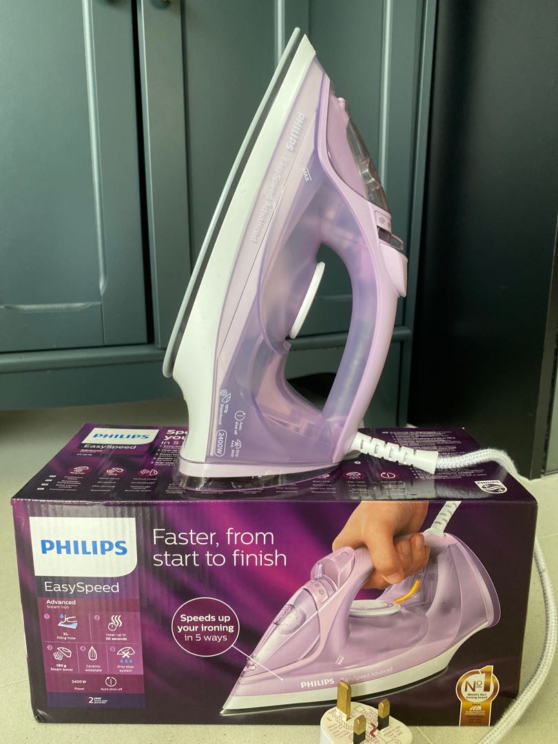 Philips EasySpeed Advanced Iron, TV & Home Appliances, Irons & Steamers ...