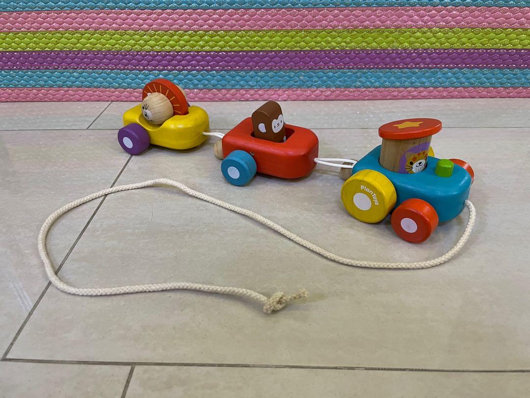 “Plan Toys” Happy Engine - high quality wooden toy, Hobbies & Toys ...