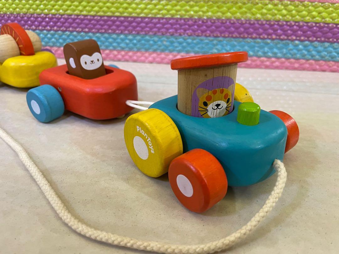 “Plan Toys” Happy Engine - high quality wooden toy, Hobbies & Toys ...