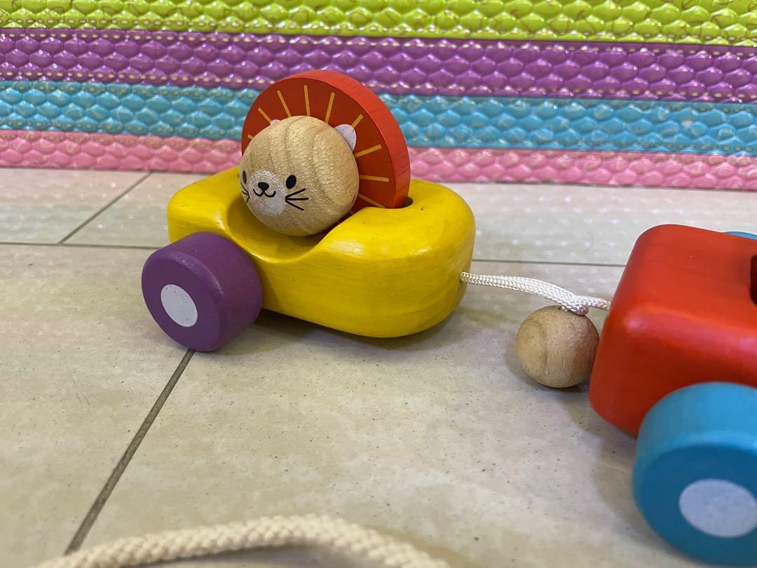 “Plan Toys” Happy Engine - high quality wooden toy, Hobbies & Toys ...