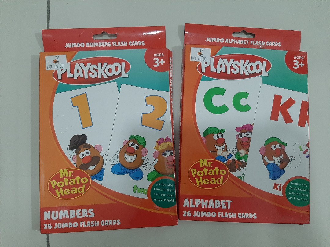 Playskool numbers & Alphabet fladh cards, Babies & Kids, Bathing ...