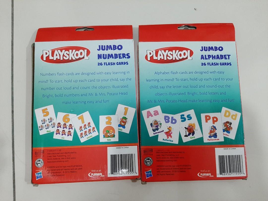 Playskool numbers & Alphabet fladh cards, Babies & Kids, Bathing ...