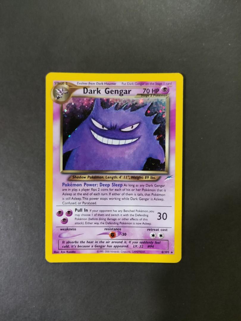 Pokemon - Dark Gengar Neo Destiny TCG Card, Hobbies & Toys, Memorabilia ...