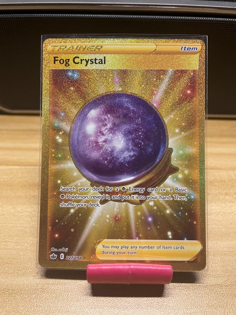 Pokemon TCG: Fog crystal gold card, Hobbies & Toys, Toys & Games on ...