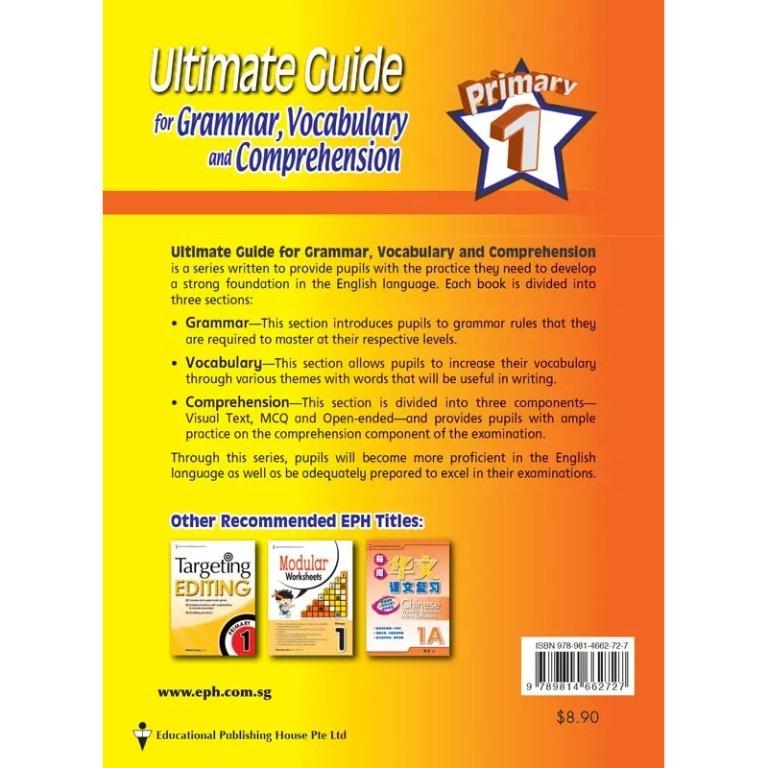 Primary 1 Ultimate Guide for Grammar Vocabulary and Comprehension ...