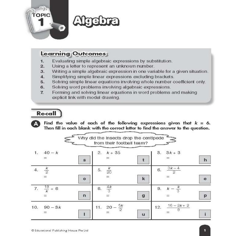 Primary 6 Step-by-Step Mathematics / Primary 6 Mathematics Assessment ...