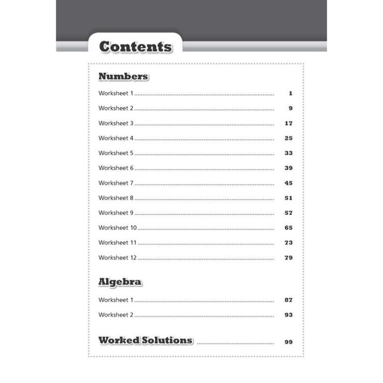 PSLE Mathematics Revision Pack Word Problems Numbers & Algebra/PSLE ...