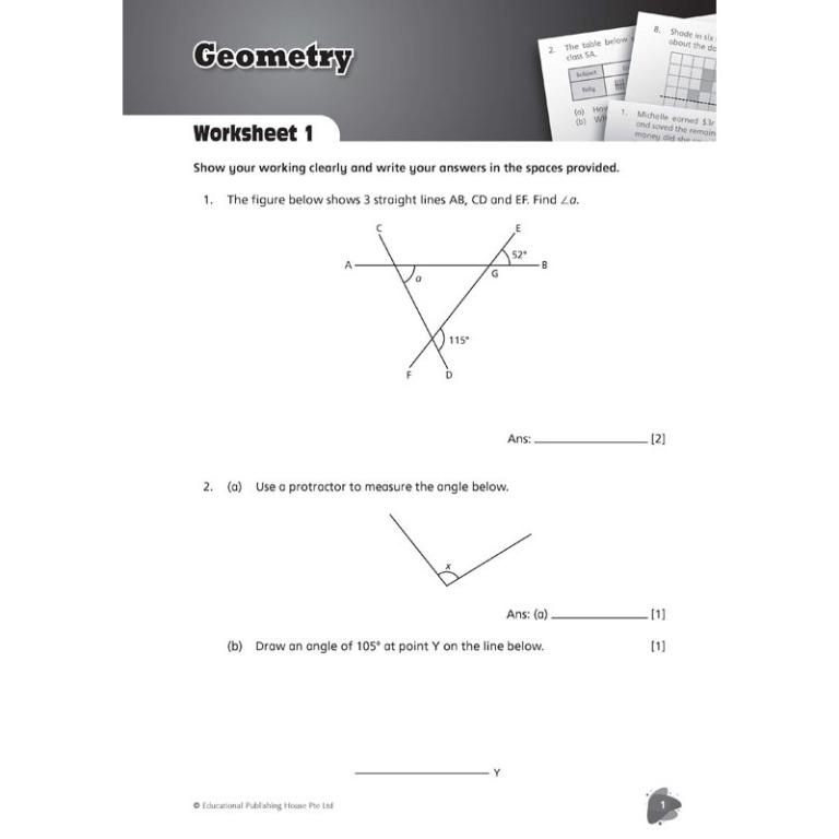 PSLE Maths Revision Pack Word Problems - Geo Ratio & Percentage ...