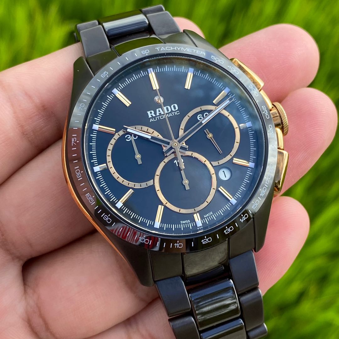 RADO HyperChrome Limited “High-tech Ceramic” Chocolate Brown Dial ...