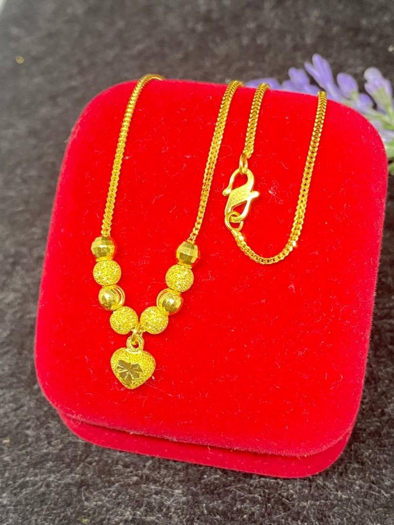 Rantai Leher Emas 916, Women's Fashion, Jewelry & Organisers, Anklets ...