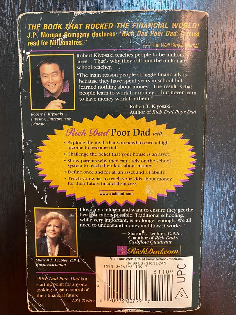 Rich Dad Poor Dad By Robert Kiyosaki And Sharon Lechter Hobbies And Toys