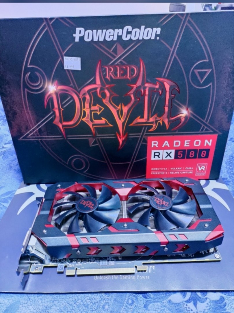 Rx 580 Red Devil 8GB, Computers & Tech, Parts & Accessories, Computer ...