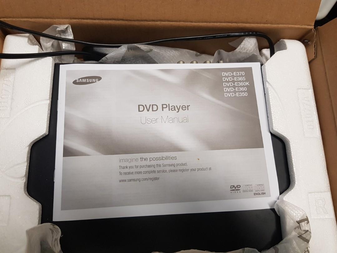Samsung DVD and CD player, TV & Home Appliances, TV & Entertainment ...