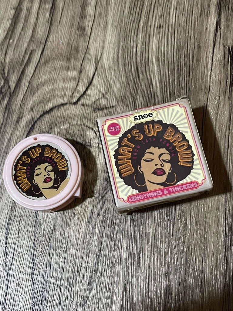 Snoe Beauty What's Up Brow! Brow and Lash Powder in Charcoal, Beauty ...