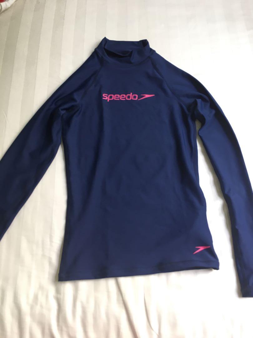 Speedo Rash Guard, Women's Fashion, Swimwear, Bikinis & Swimsuits on ...