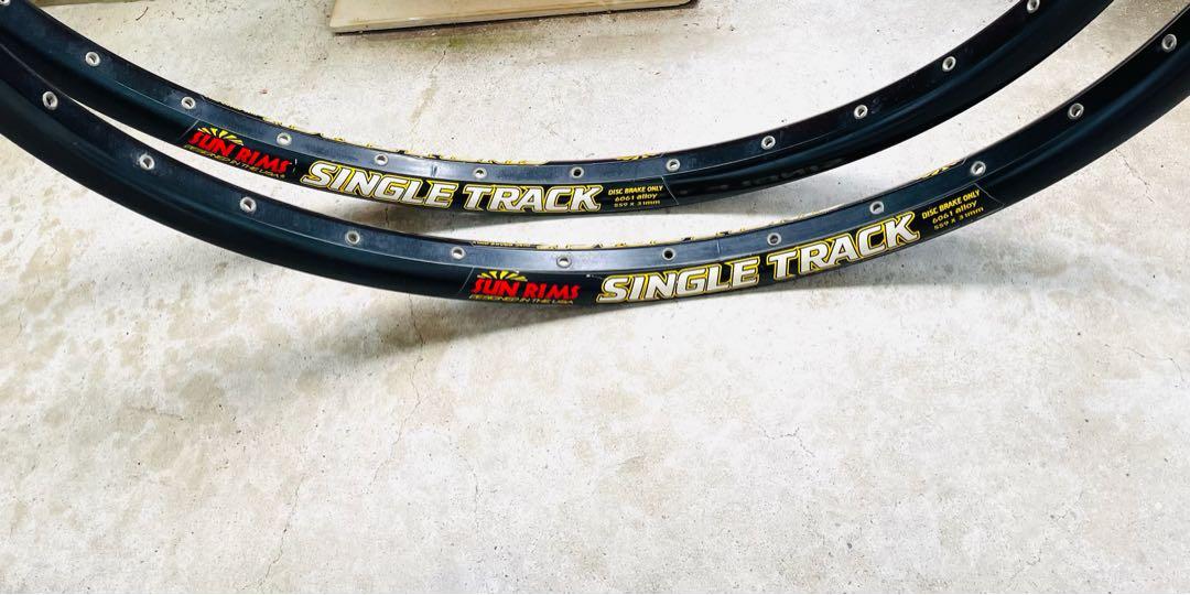 Sun Rims Single Track MTB Rims 26er, Sports Equipment, Bicycles & Parts ...