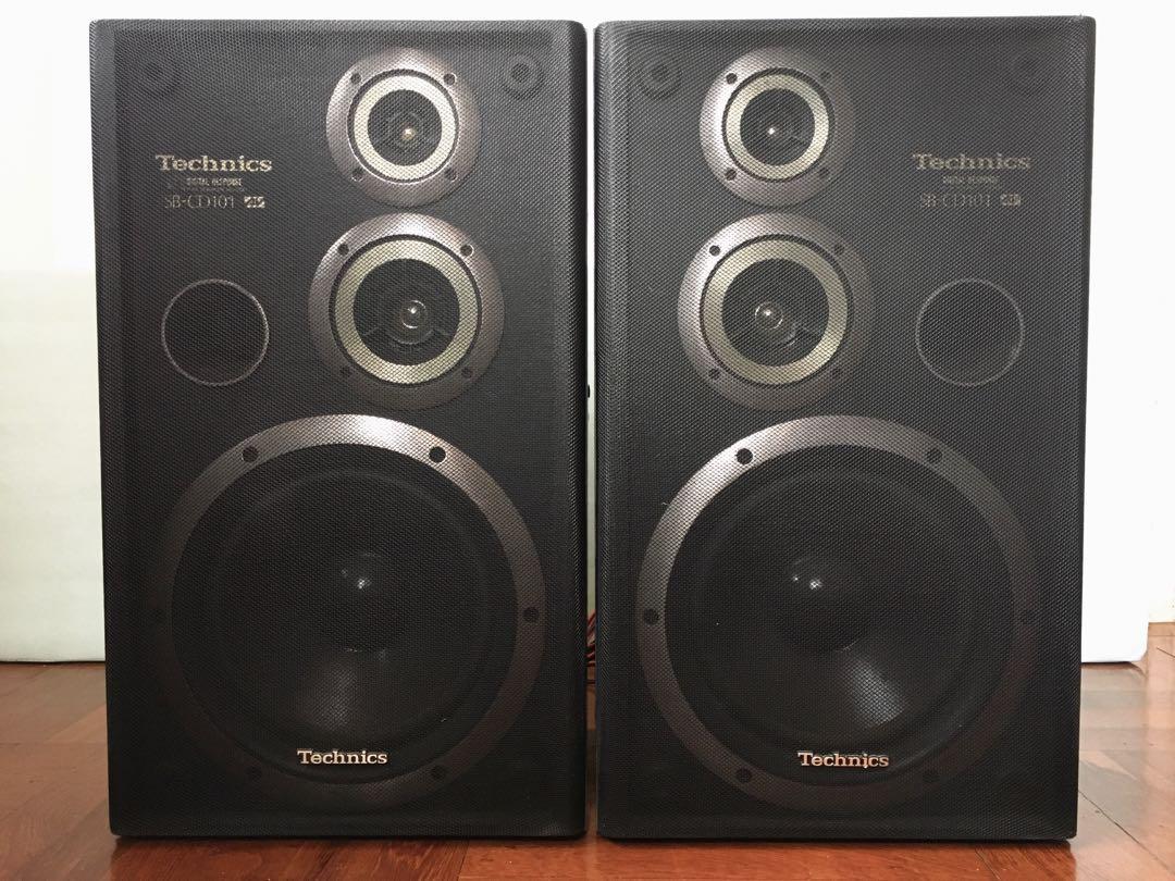 Technics SB-CD101 3 way Speaker System Matsushita Hi Fi Made in Japan ...