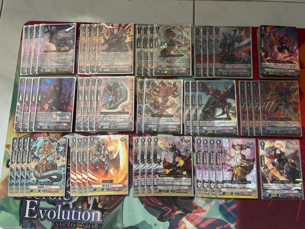 Vanguard deck Kagero Dauntless Dominate Dragon Reverse V, Hobbies & Toys, Toys & Games on Carousell