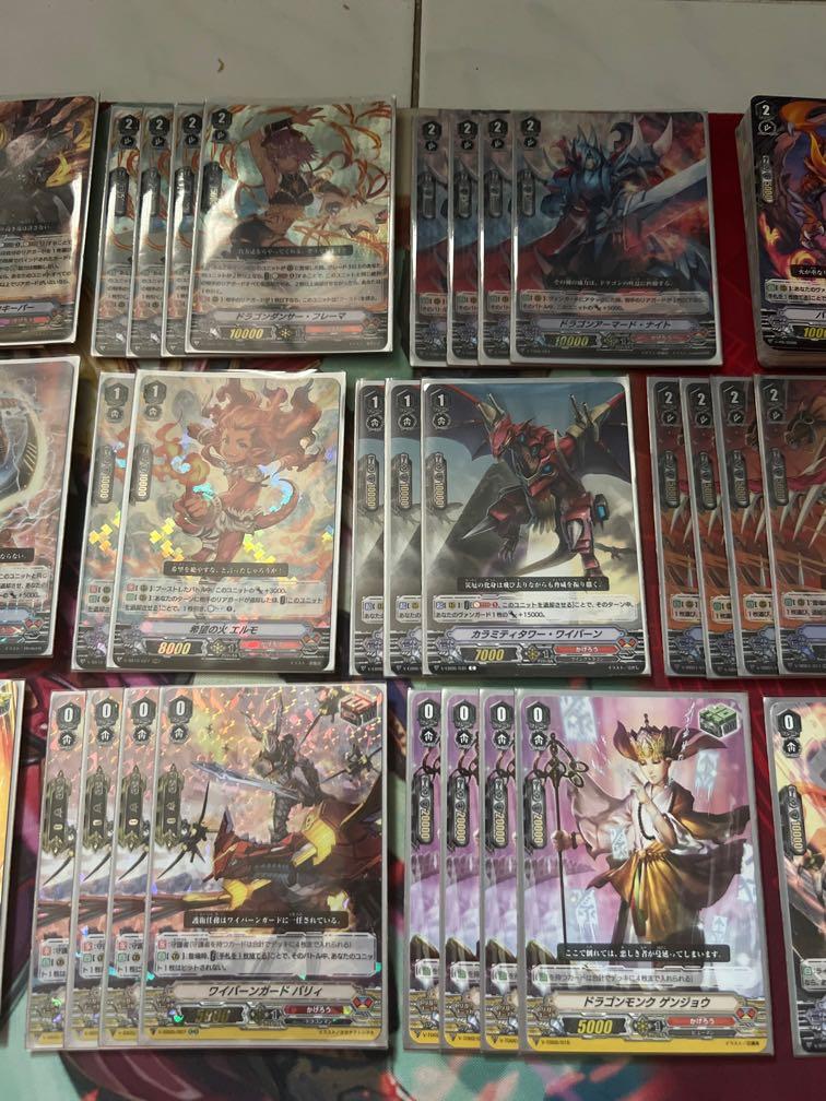 Vanguard deck Kagero Dauntless Dominate Dragon Reverse V, Hobbies & Toys, Toys & Games on Carousell