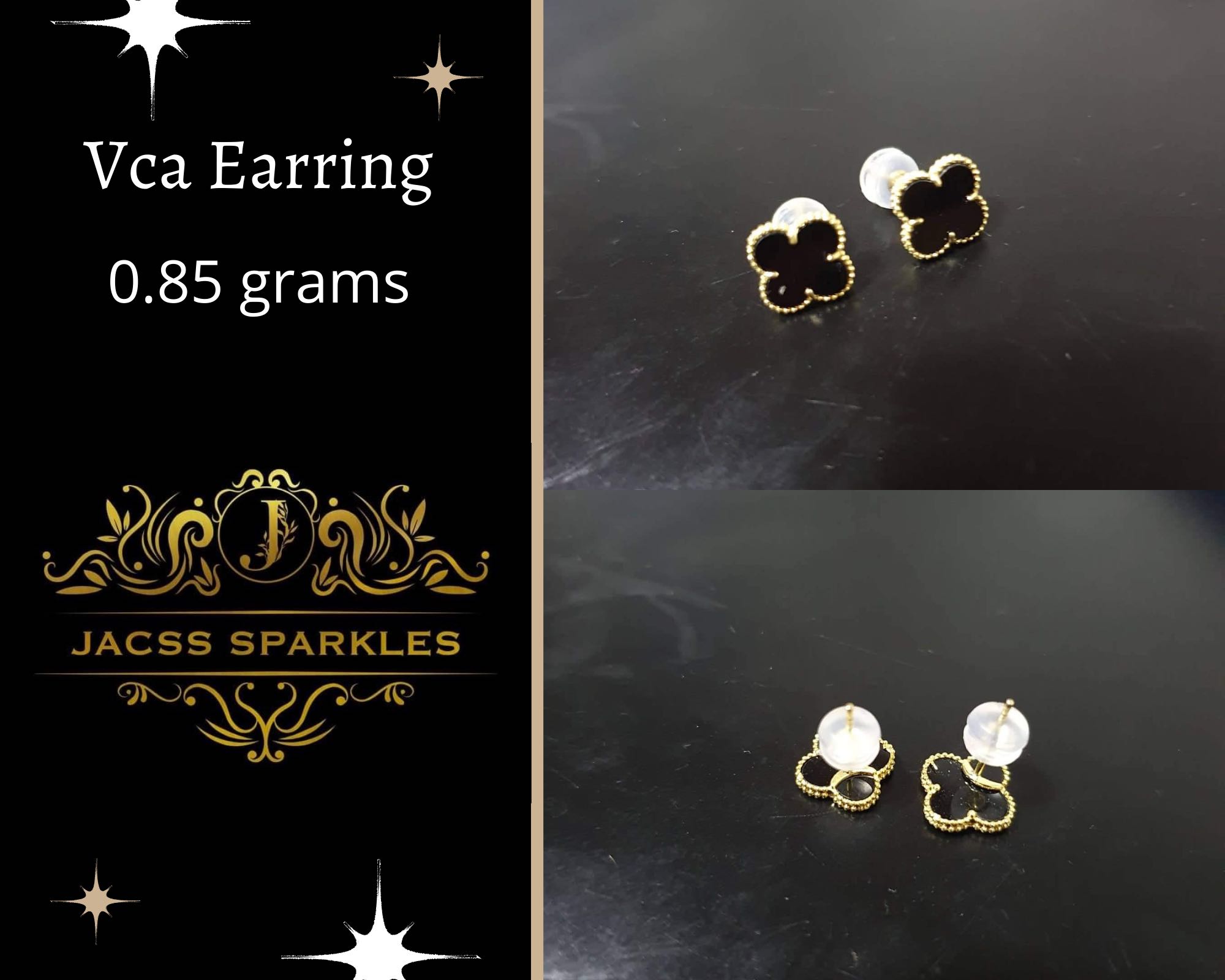 VCA Saudi Gold Earring 18k For Sale or Layaway, Women's Fashion ...