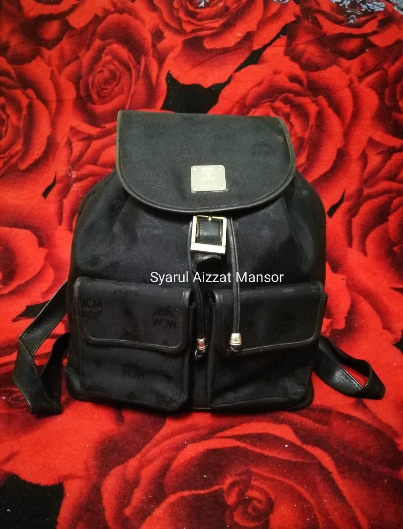 Vintage MCM Backpack Made In Germany, Women's Fashion, Bags & Wallets ...
