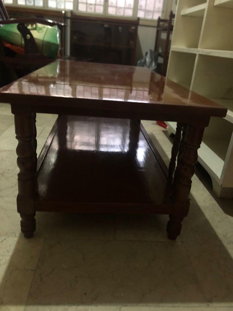 Vintage narra long table, Furniture & Home Living, Furniture, Tables ...