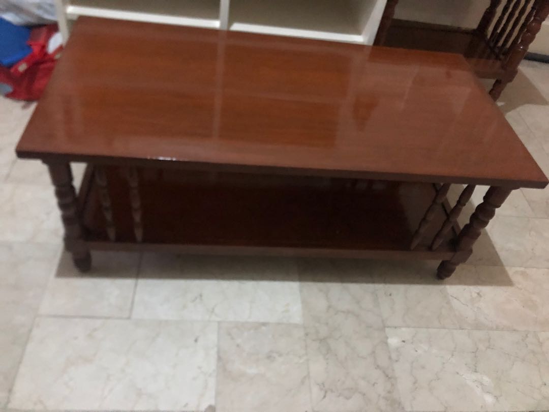 Vintage narra long table, Furniture & Home Living, Furniture, Tables ...