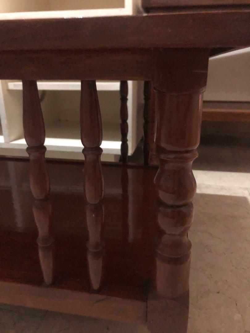 Vintage narra long table, Furniture & Home Living, Furniture, Tables ...