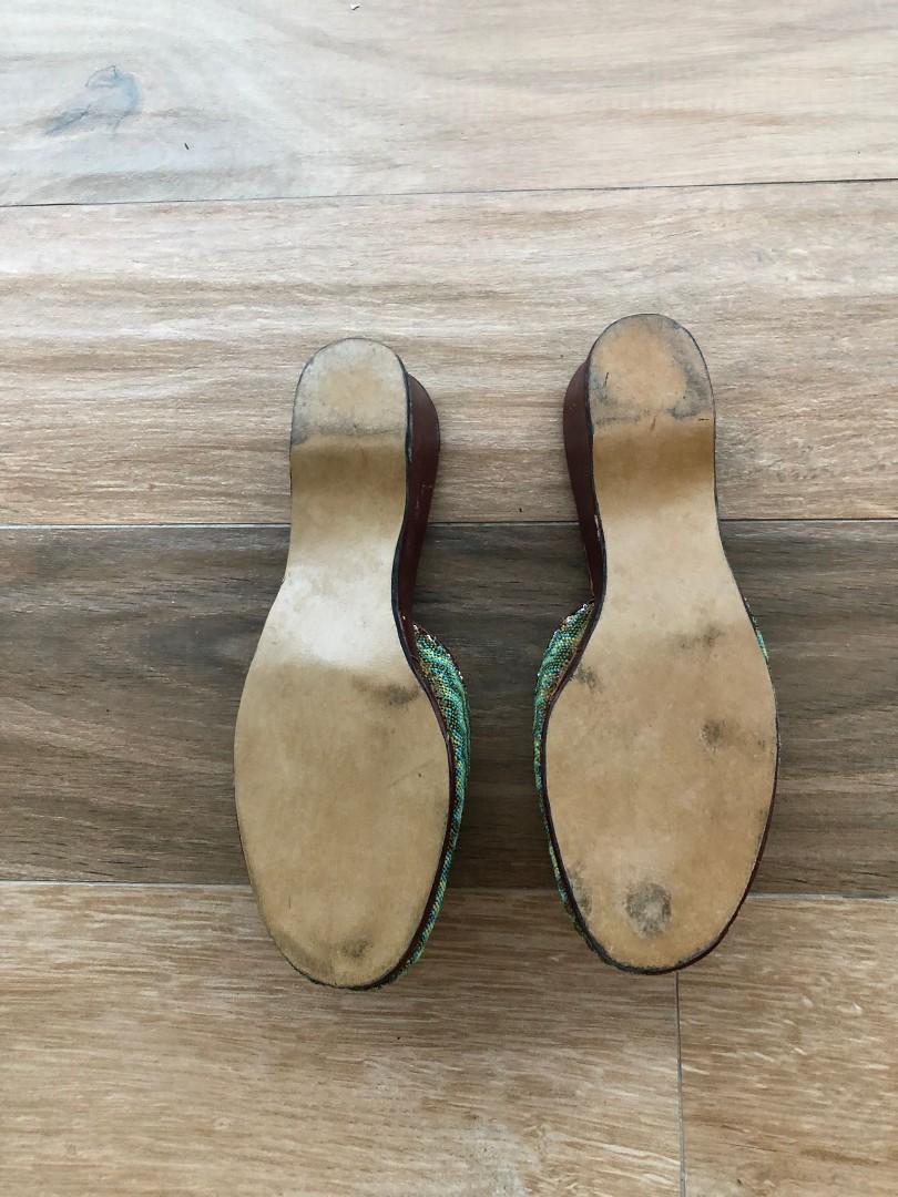 Vintage Peranakan Beaded Shoe (Handmade), Women's Fashion, Footwear ...