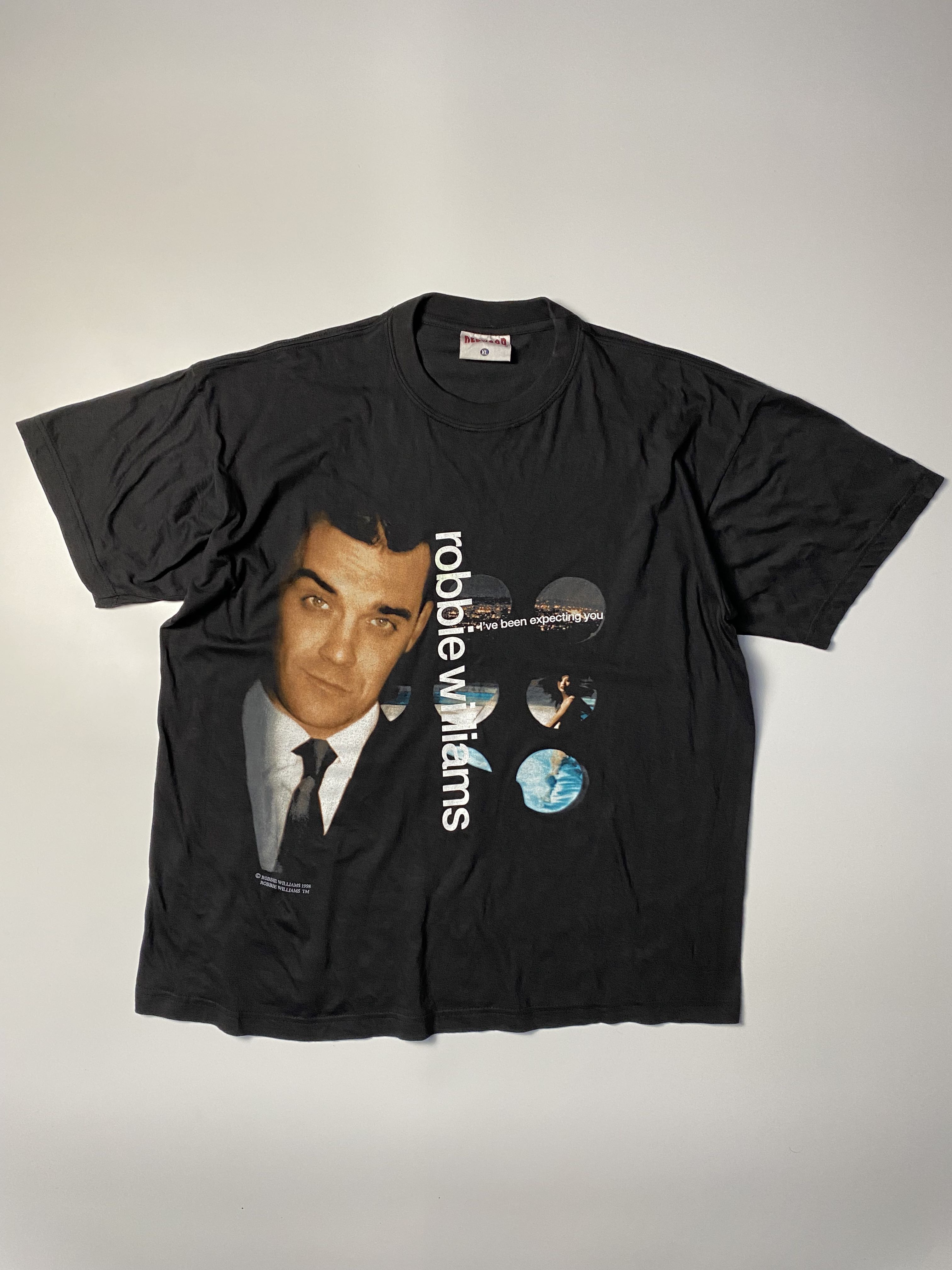 🔥Vintage robbie williams 1998, Men's Fashion, Tops & Sets, Tshirts ...