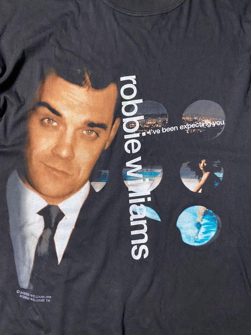 🔥Vintage robbie williams 1998, Men's Fashion, Tops & Sets, Tshirts ...