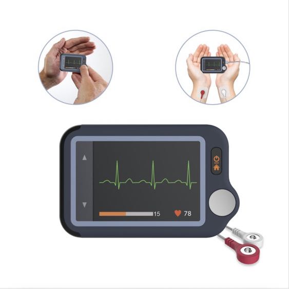 Wellue Heart Monitor,Portable ECG/EKG Monitor with Touch Screen and ...