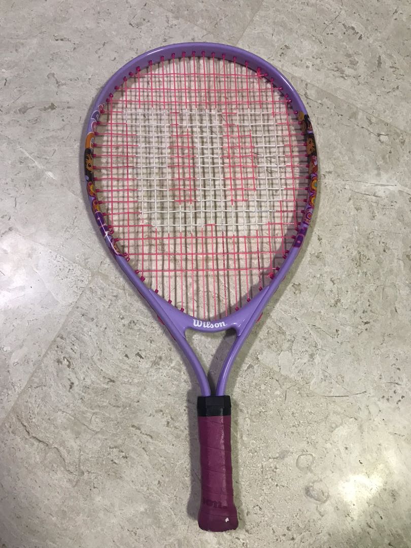 Wilson Kids Tennis Racket (Dora), Sports Equipment, Sports & Games ...