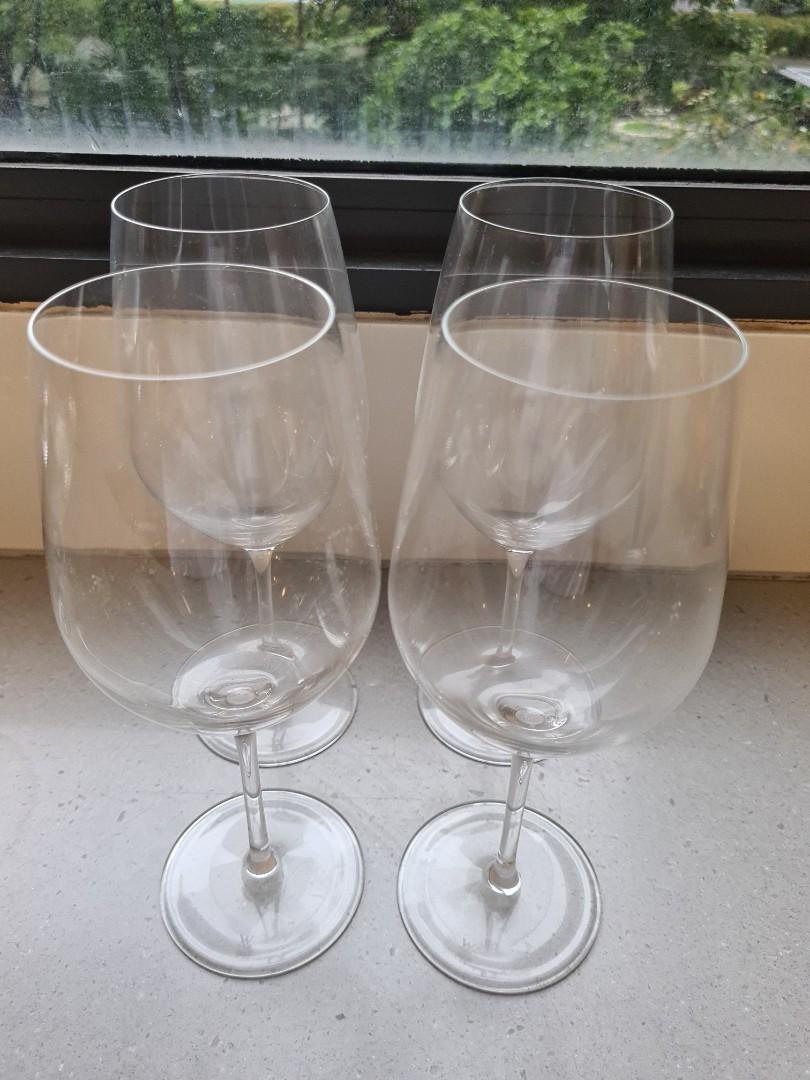 Wmf burgundy wine glasses, Furniture & Home Living, Kitchenware ...