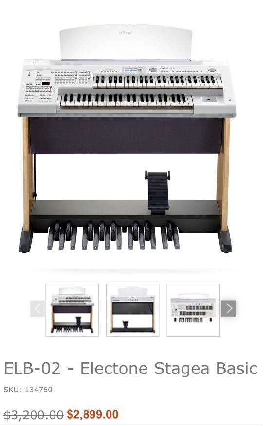 Yamaha Electone ELB02 elb-02, Hobbies & Toys, Music & Media, Musical Instruments on Carousell