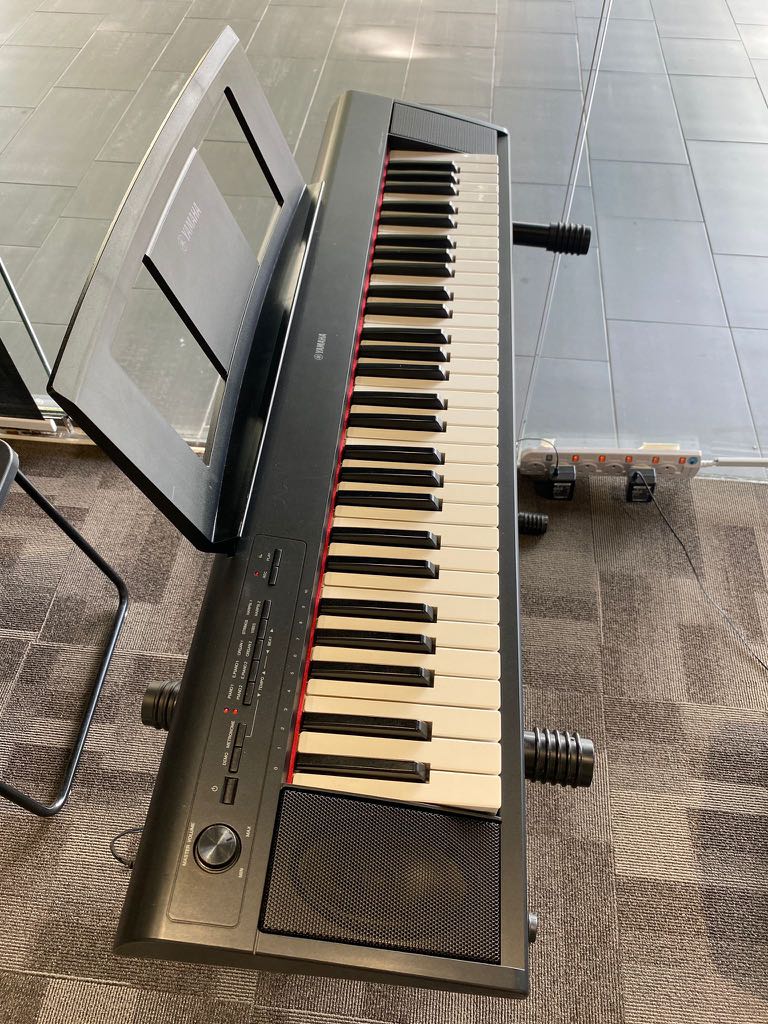 Yamaha NP12 Piaggero Portable Keyboard Black, Hobbies & Toys, Music ...