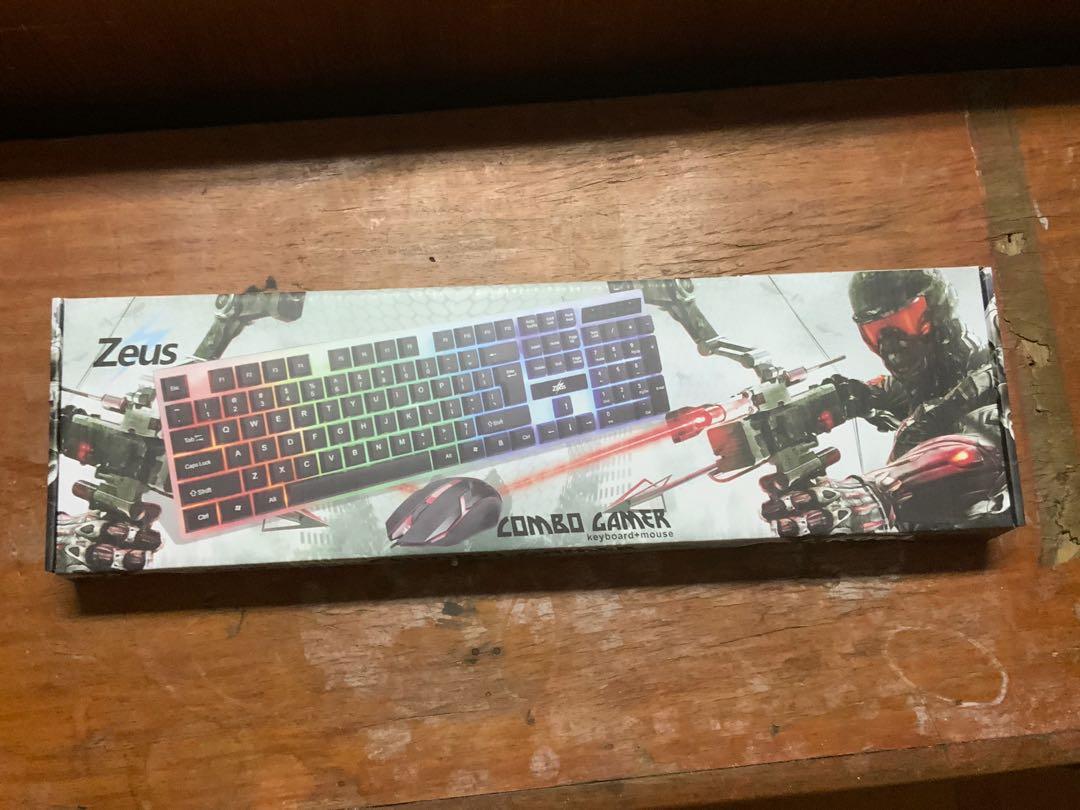 Zeus Combo Gamer - Keyboard + Mouse, Computers & Tech, Parts ...