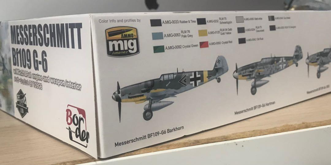 1/35 scale BORDER Model Messerschmitt Me Bf109 G-6, 興趣及遊戲, 收藏品及紀念品, 明星 ...