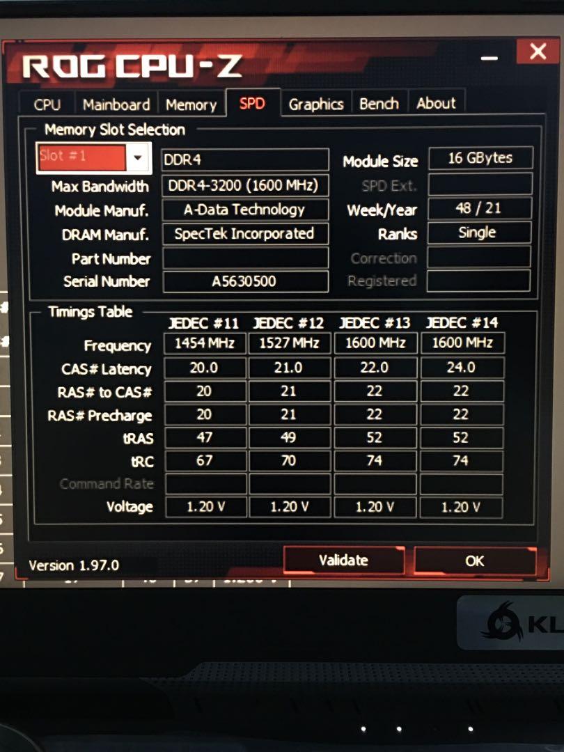 16GB RAM ADATA DDR4 3200MHz CL22 low latency fast timings, Computers ...